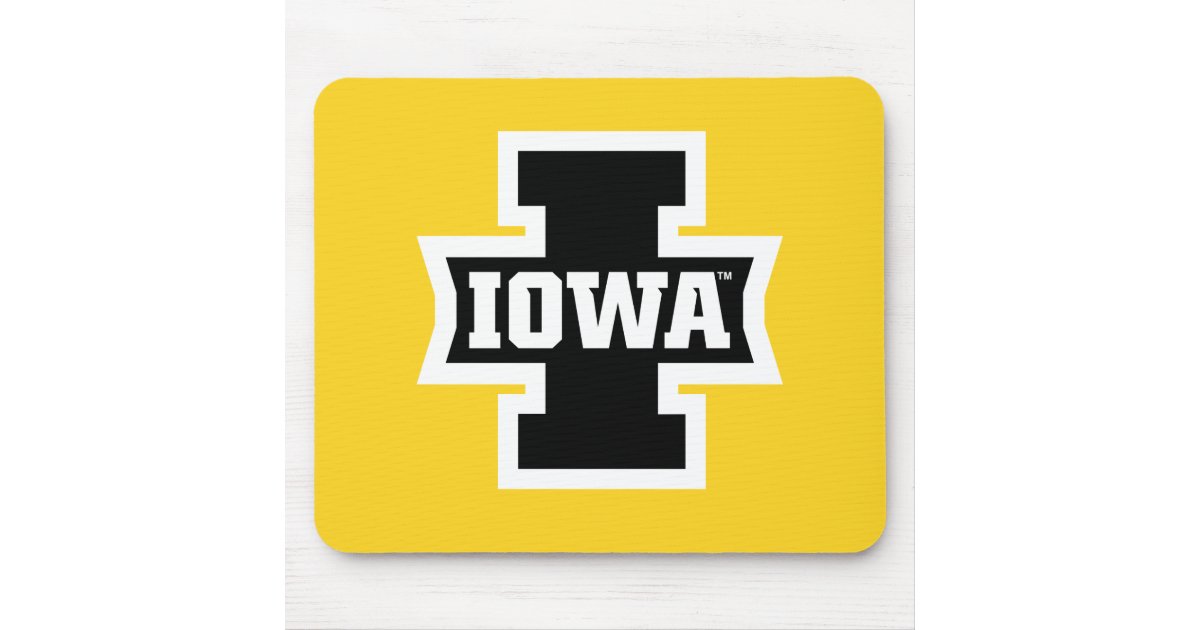 Iowa Logotype Mouse Pad | Zazzle