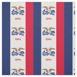 State of Iowa Tartan Fabric | Zazzle