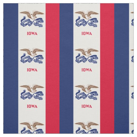State of Iowa Tartan Fabric | Zazzle