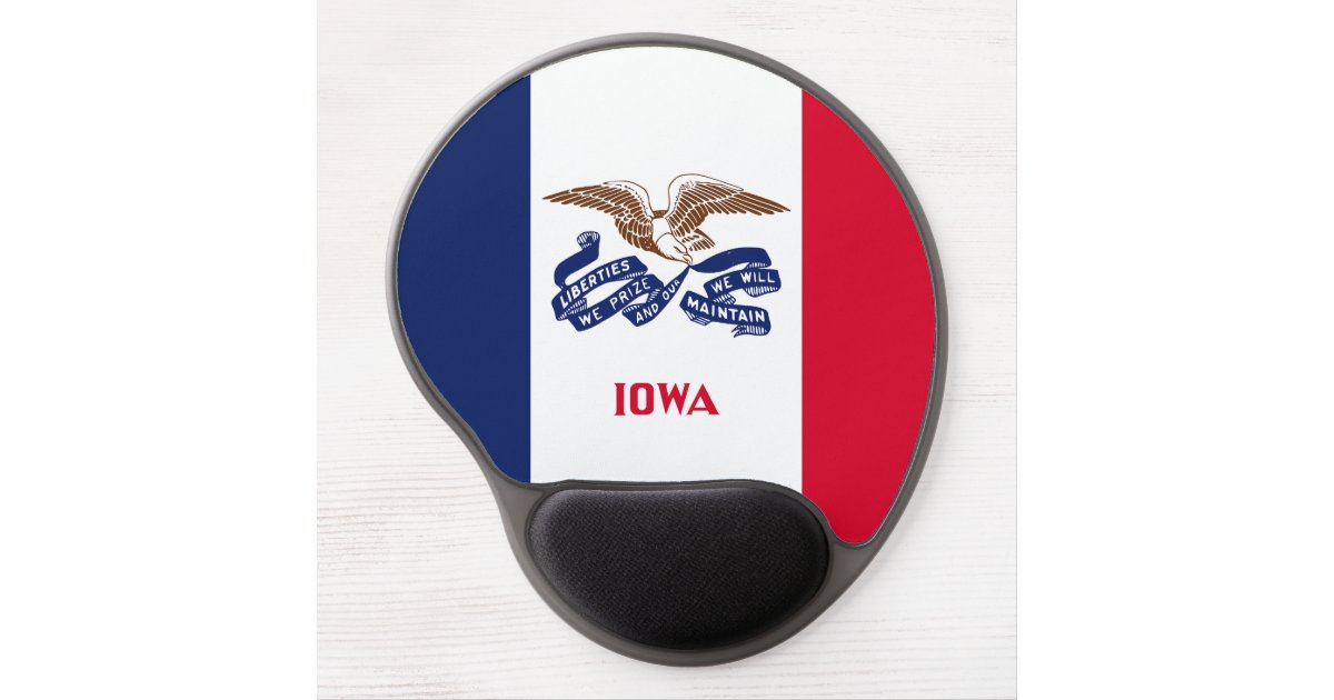 Iowa State Flag Gel Mouse Pad | Zazzle