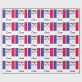 Iowa State Flag Wrapping Paper | Zazzle