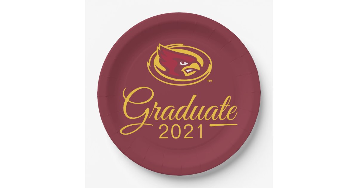 Iowa State University Graduate Paper Plates | Zazzle