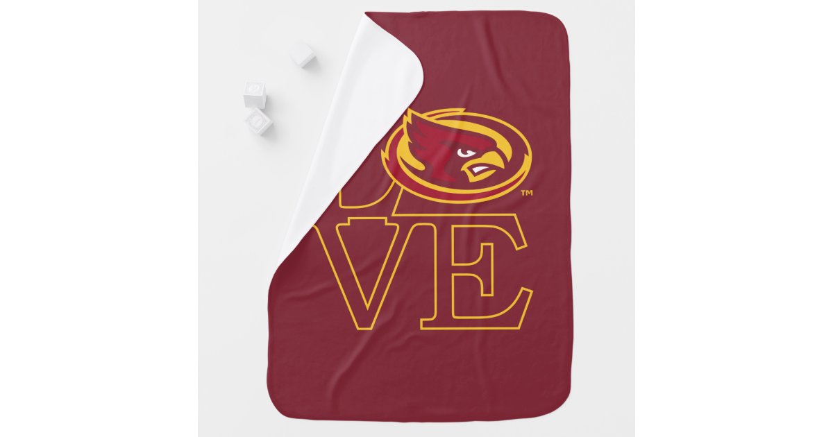 Iowa State University | Iowa Love Logo Baby Blanket | Zazzle