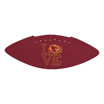 Iowa State University | Iowa Love Logo Football | Zazzle