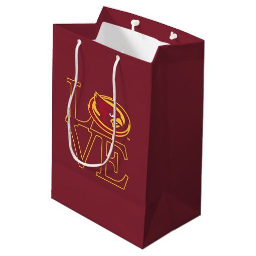 Iowa State University | Iowa Love Logo Medium Gift Bag | Zazzle