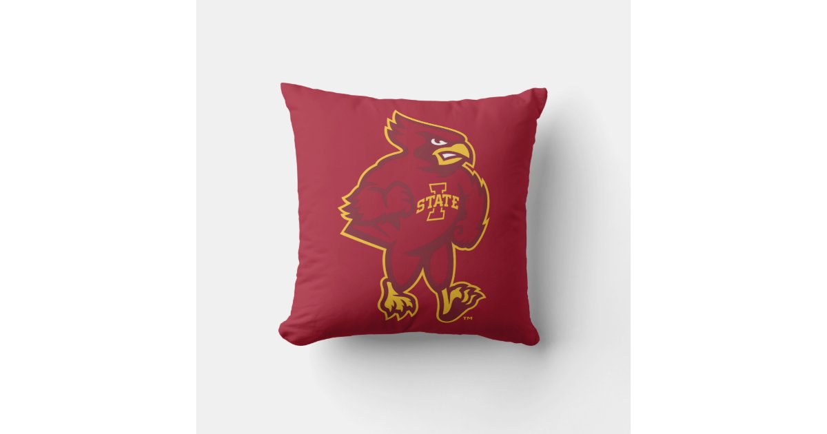 Iowa State University | Iowa Mascot Throw Pillow | Zazzle