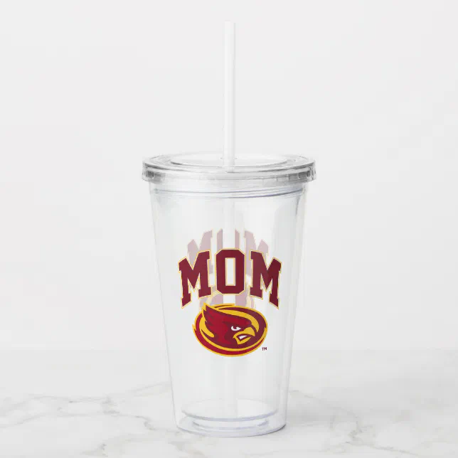 Iowa State University | Iowa Proud Mom Acrylic Tumbler | Zazzle