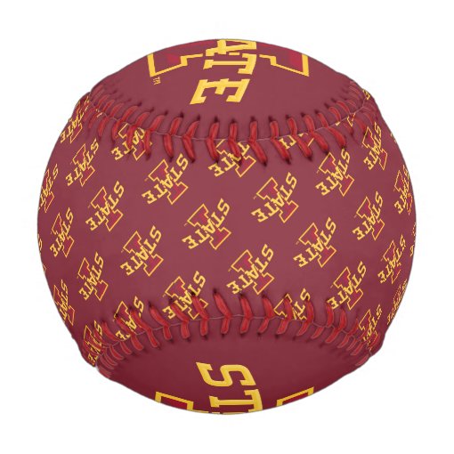 Iowa State University | Iowa State Arched Logo Baseball | Zazzle