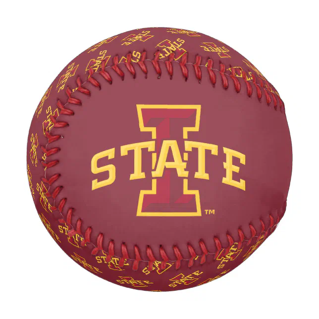 Iowa State University | Iowa State Arched Logo Baseball | Zazzle