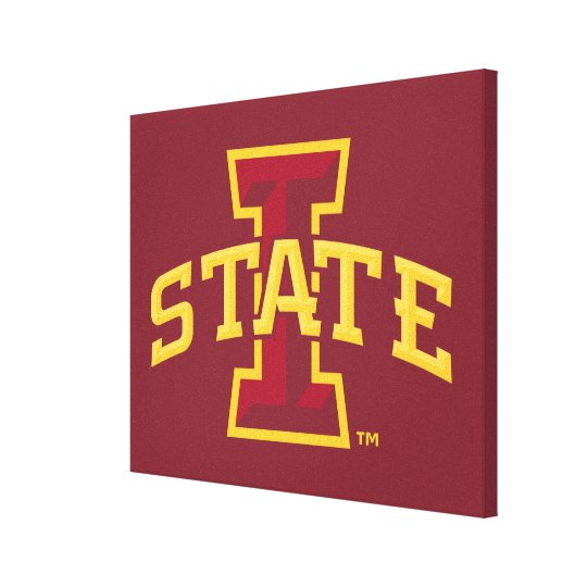 Iowa State University | Iowa State Arched Logo Canvas Print | Zazzle.com