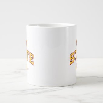 Iowa State University | Iowa State Arched Logo Giant Coffee Mug | Zazzle