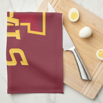 Iowa State University | Iowa State Arched Logo Kitchen Towel | Zazzle