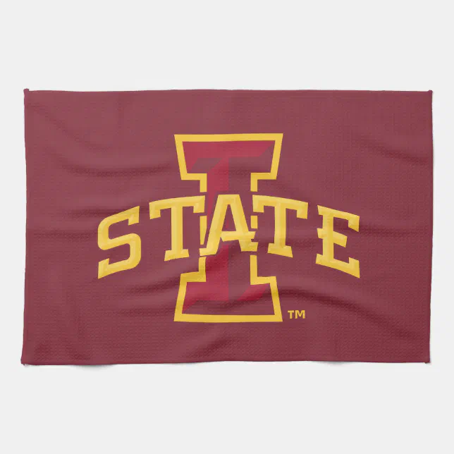 Iowa State University | Iowa State Arched Logo Kitchen Towel | Zazzle