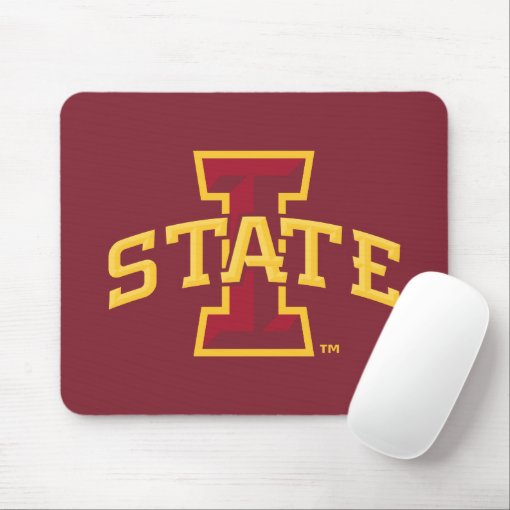Iowa State University | Iowa State Arched Logo Mouse Pad | Zazzle