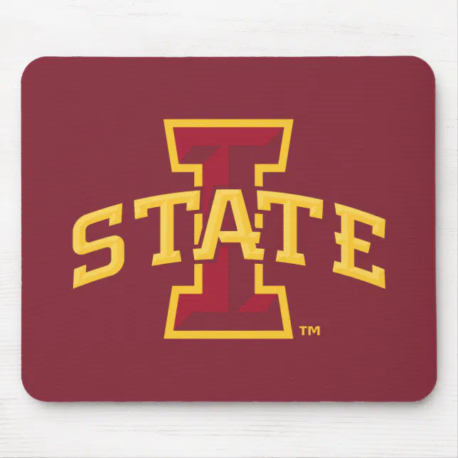 Iowa State University | Iowa State Arched Logo Mouse Pad | Zazzle