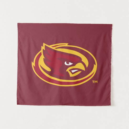 Iowa State University | Iowa State Cardinal Logo Tapestry | Zazzle.com