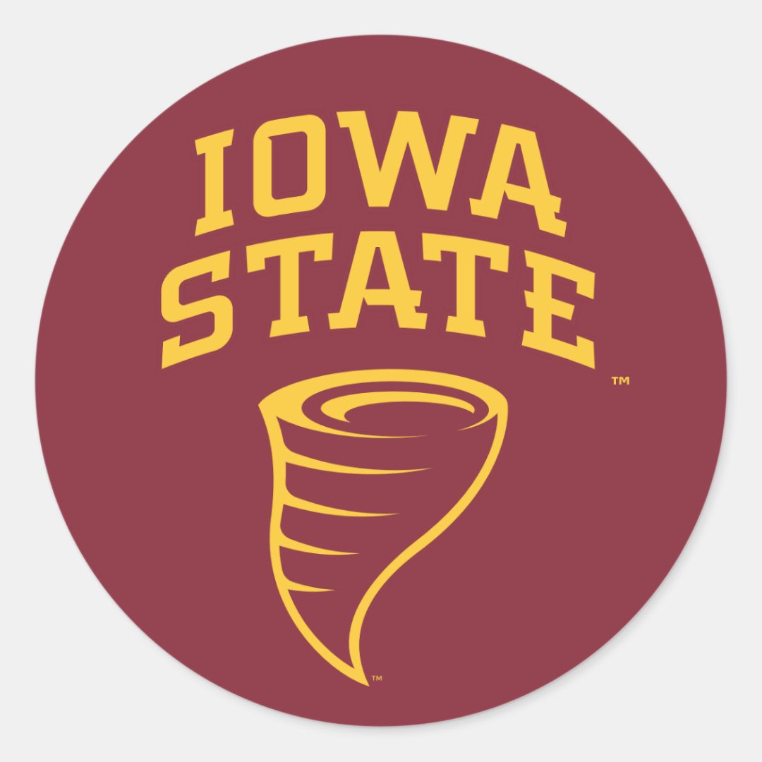 Iowa State University | Iowa State Cyclones Classic Round Sticker | Zazzle