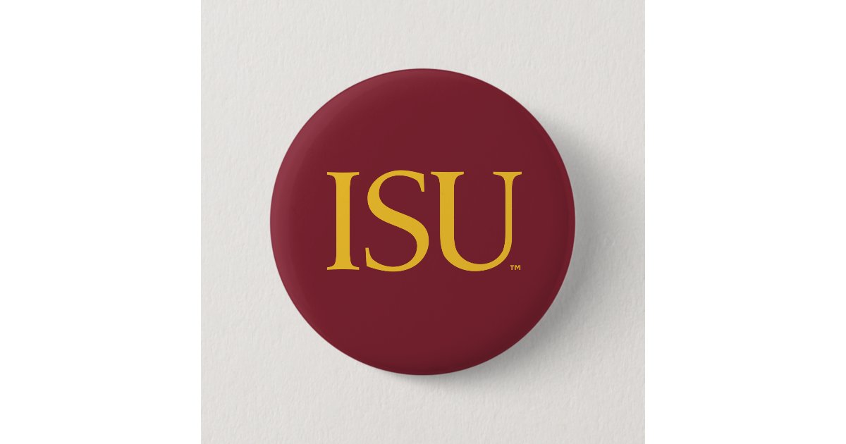 Iowa State University | ISU Logo Button | Zazzle