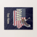 Iowa United States Retro State Map Vintage USA Jigsaw Puzzle | Zazzle