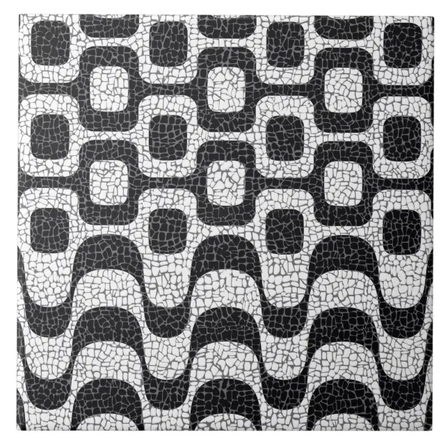 Ipanema / Copacabana Boardwalk Ceramic Tile | Zazzle