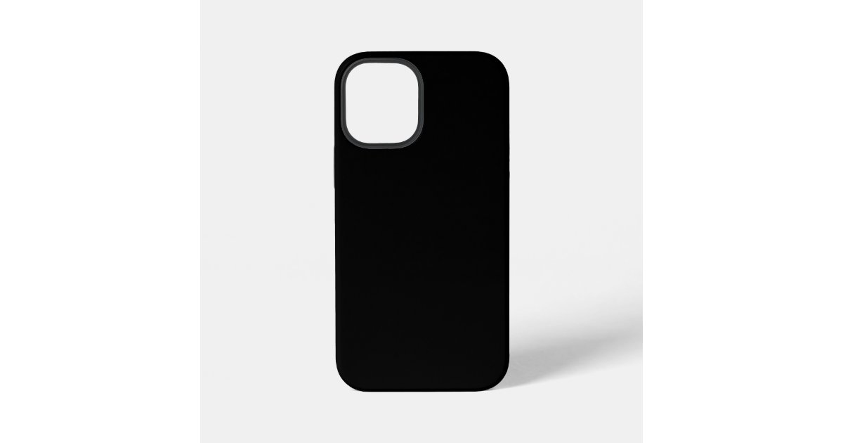 iPhone 12 Mini Case Black Glossy | Zazzle