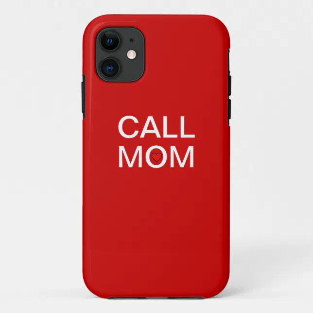 iPhone 5 Case CALL MOM | Zazzle