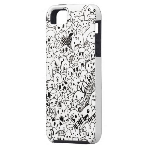 iPhone 5 Cute Doodle Case | Zazzle