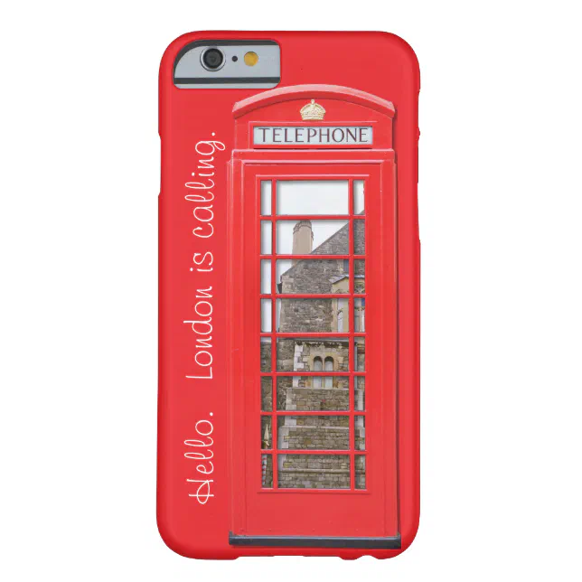 iPhone 6 Case British Red Phone Box London | Zazzle