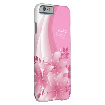 iPhone 6 case Pretty Pink Floral | Zazzle