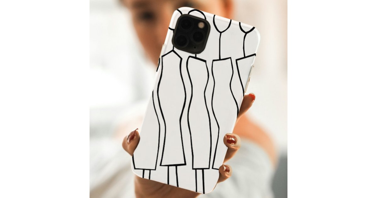 iPhone Case (Hand-drawn women 02) | Zazzle