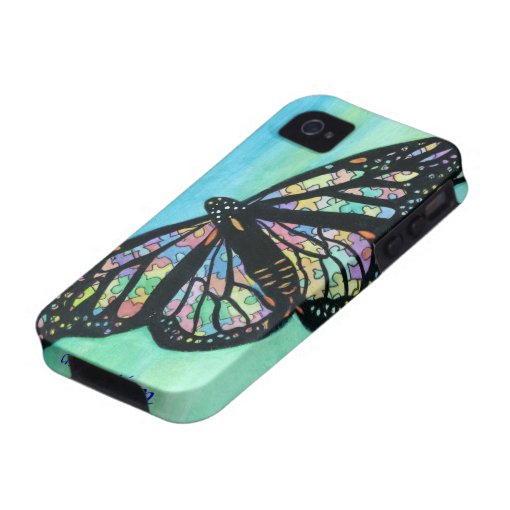 Iphone case with butterfly art by Jann Ellis Thoma | Zazzle