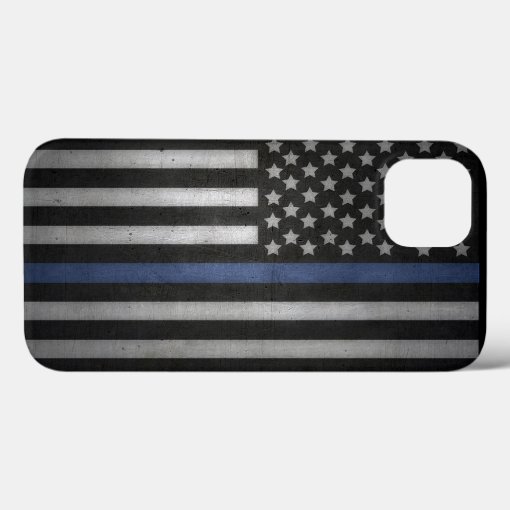 iPhone Thin Blue Line Cell Phone Case | Zazzle