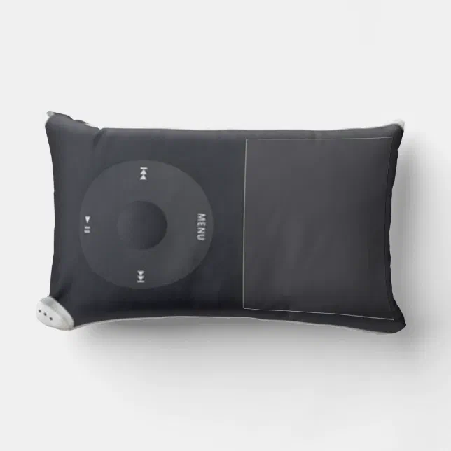 iPod Black and White Pillow | Zazzle