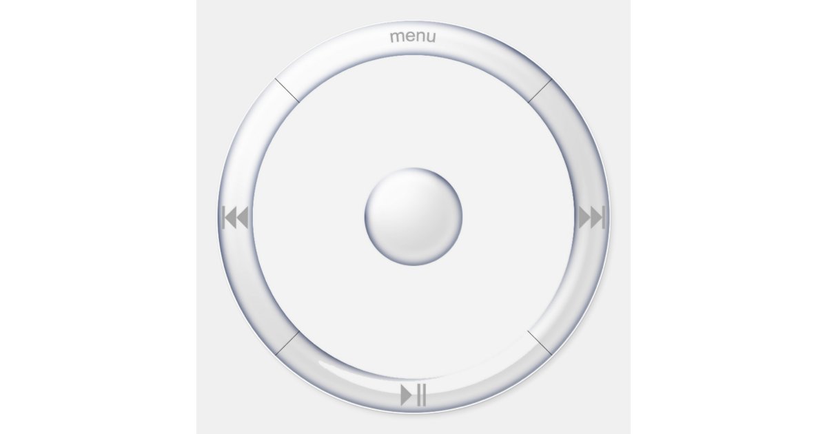 iPod Dial Sticker | Zazzle