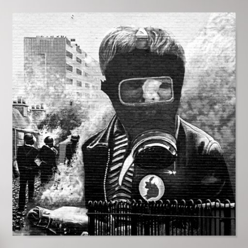 IRA Mural, Derry Poster | Zazzle