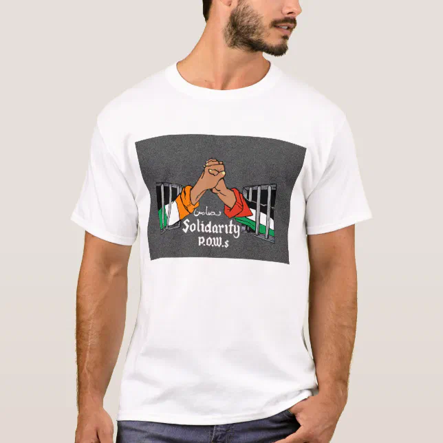 IRA PLO solidarity pow mural t-shirt | Zazzle