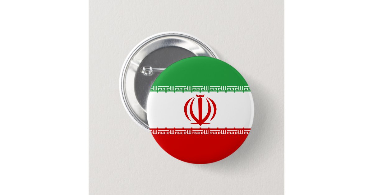 Iran Flag Button | Zazzle