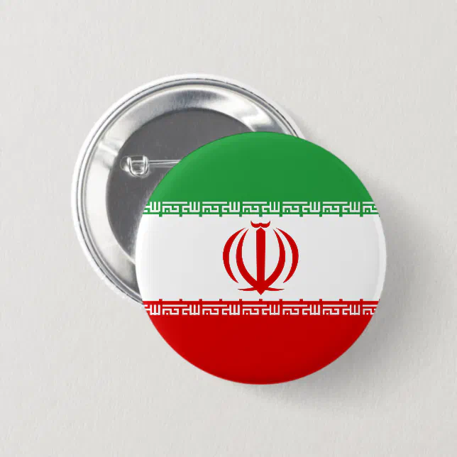 Iran Flag Button | Zazzle