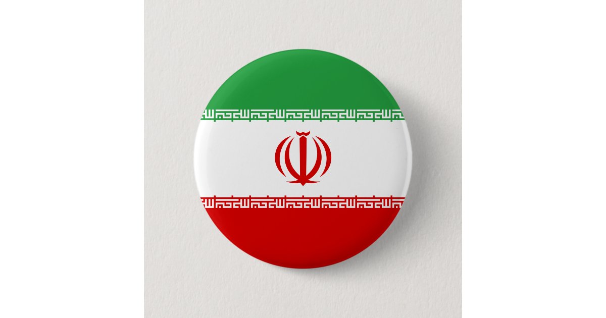 Iran Flag Button | Zazzle