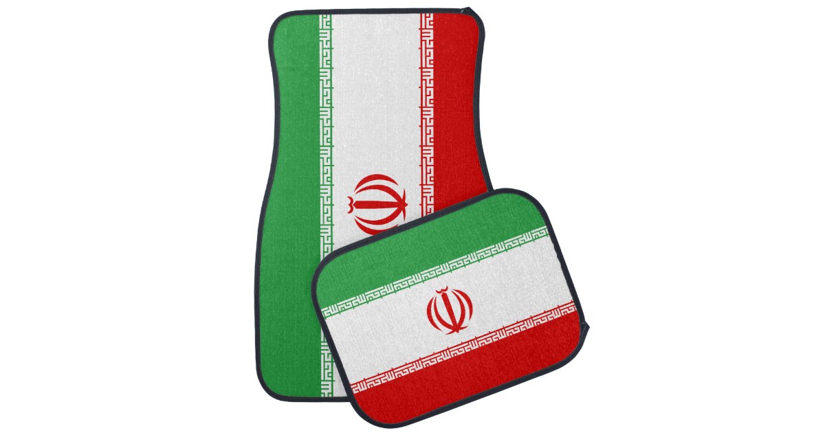 Iran Flag Car Floor Mat | Zazzle