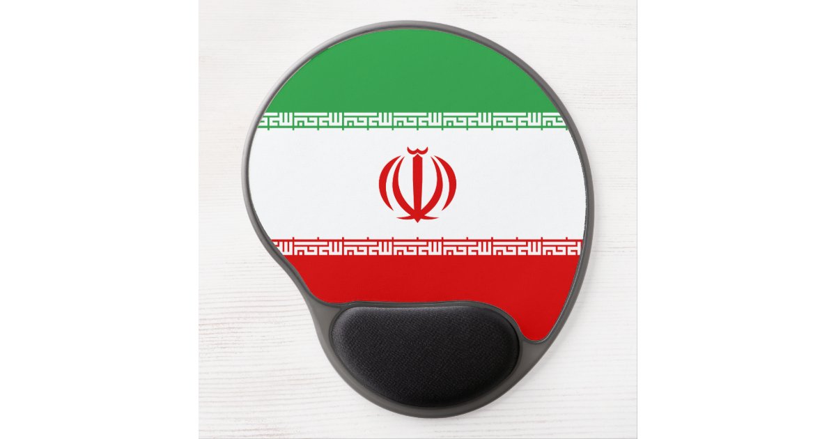 Iran Flag Gel Mouse Pad | Zazzle
