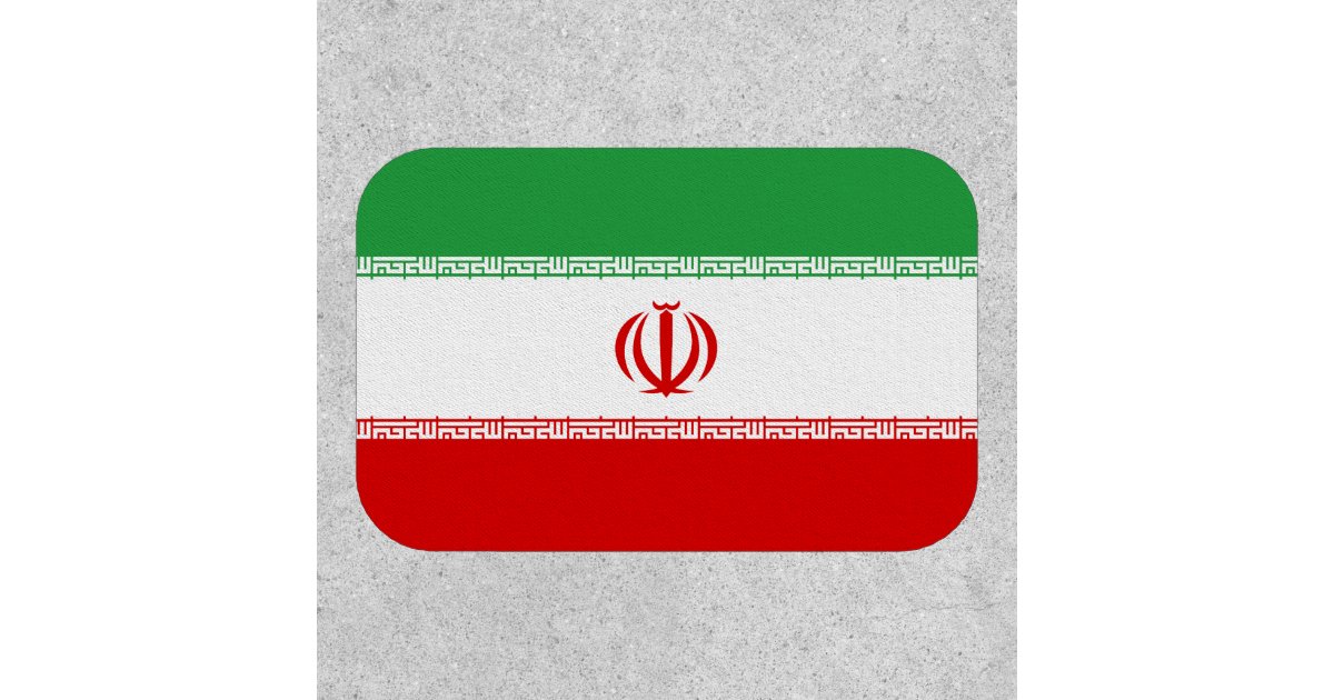 Iran Flag Patch | Zazzle