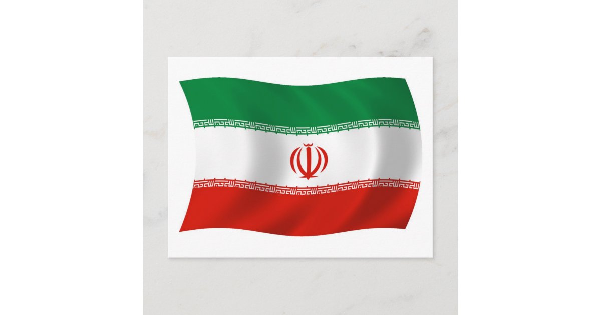 Iran Flag Postcard | Zazzle