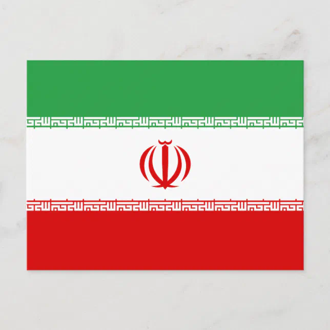 Iran Flag Postcard | Zazzle