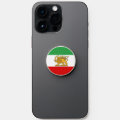 Iran, Persian flag with Lion, Shah of Iran / phone PopSocket | Zazzle