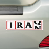 Iran to Iraq Bumper Sticker | Zazzle