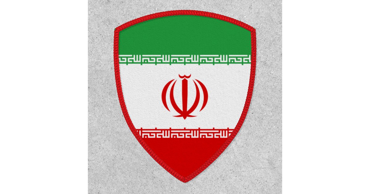 Iranian Flag, Flag of Iran Patch | Zazzle