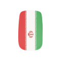 Iranian flag nails minx nail wraps | Zazzle