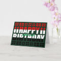 Iraq Flag Birthday Card | Zazzle