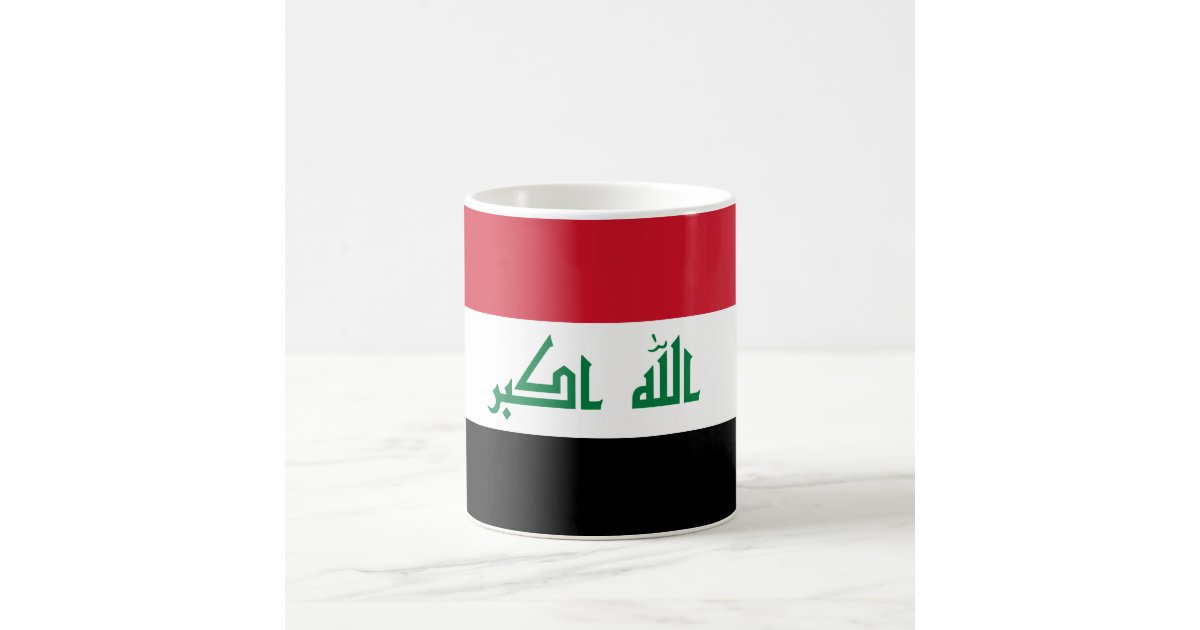 Iraq (Iraqi) Flag Coffee Mug | Zazzle